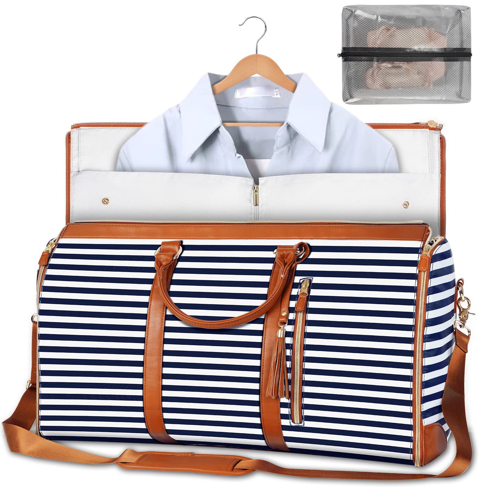TravelFlex DuoBag: Wrinkle-Free Garment & Duffel Combo | Healthicle